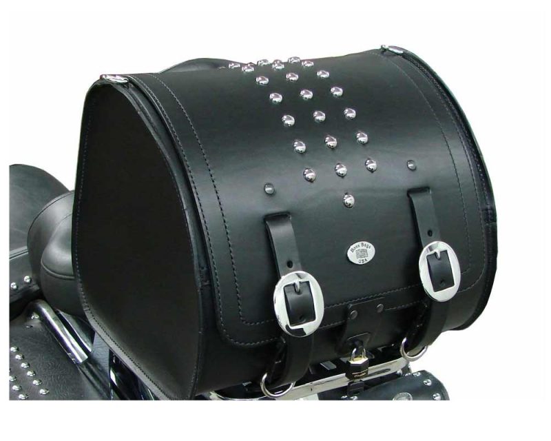 #66 Studs Harley Trunk Bag – Boss Bags